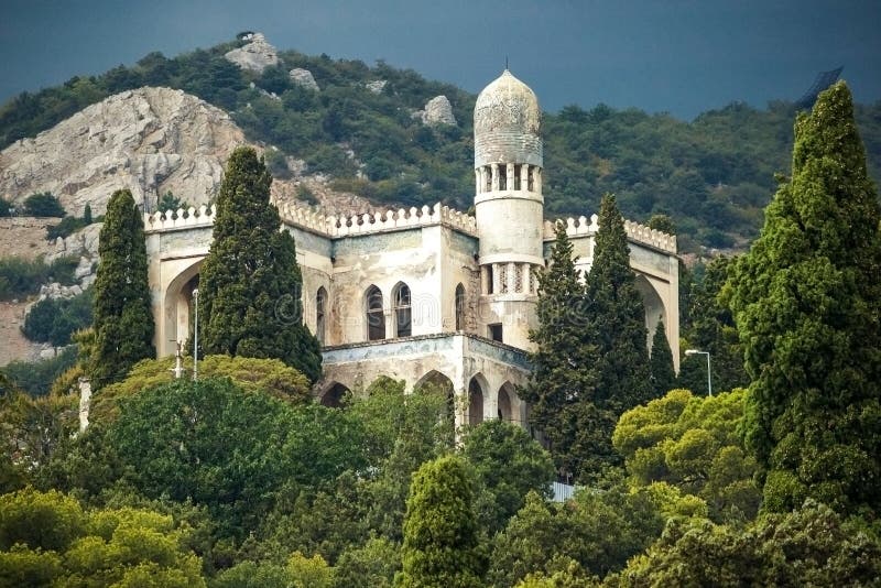 Villa In Simeiz, Crimea, Ukraine. Stock Photo - Image of historical ...