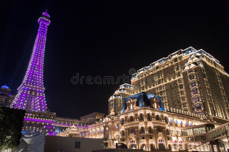 The Beautiful Building of the Parisian Macao Editorial Photography ...