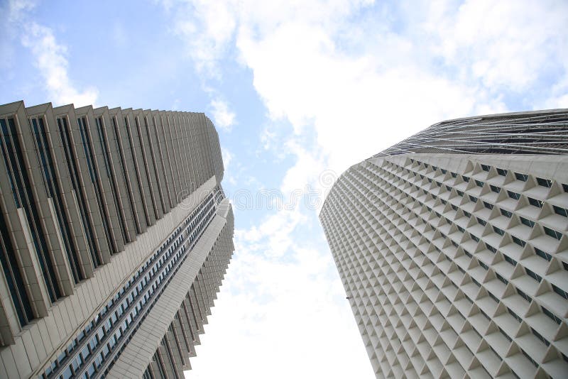 Beautiful Building View with Blue Sky. Stock Image - Image of beautiful ...