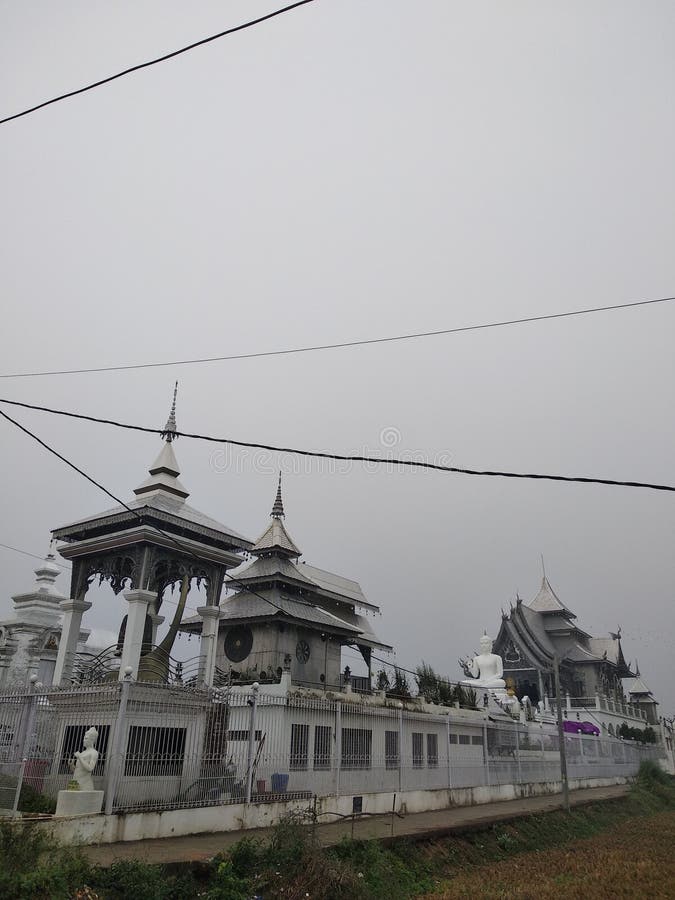 A Beautiful Building White Colour Looking Good View Stock Photo - Image ...