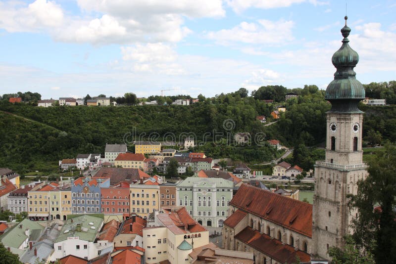 Beautiful Buildings and Structures Aerial View in Germany Bavaria Stock ...