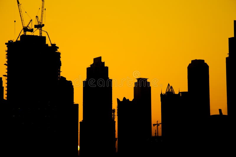 Beautiful Buildings in Sunset Stock Image - Image of architecture ...