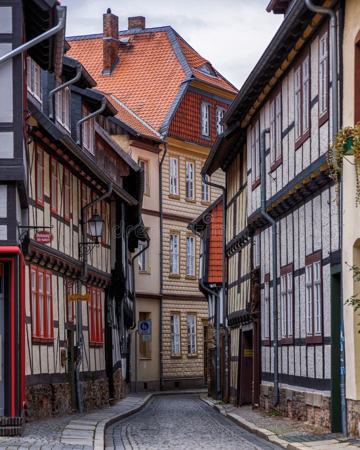 Beautiful Buildings of Wernigerode, Germany Editorial Stock Image ...