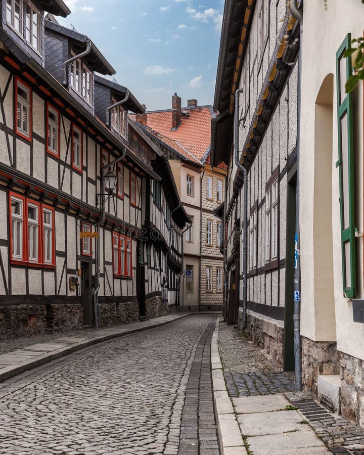Beautiful Buildings of Wernigerode, Germany Editorial Stock Image ...