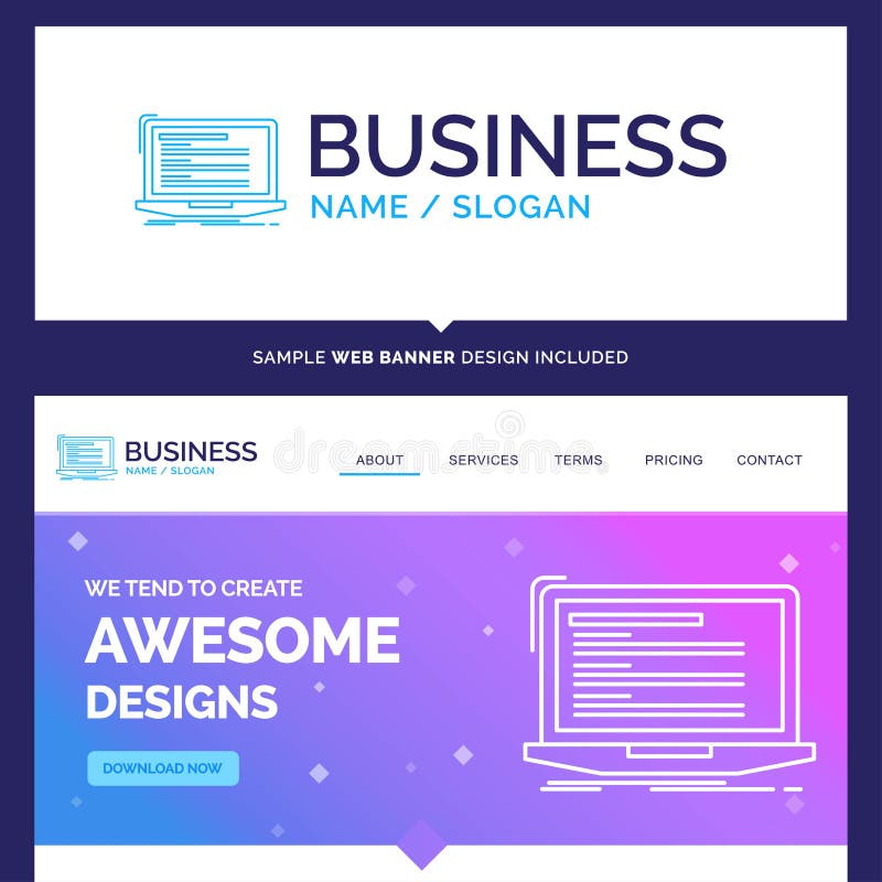 Beautiful Business Concept Brand Name Code, Coding, Computer, Mo Stock ...