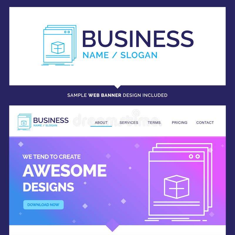 Beautiful Business Concept Brand Name Software, App, Application Stock ...