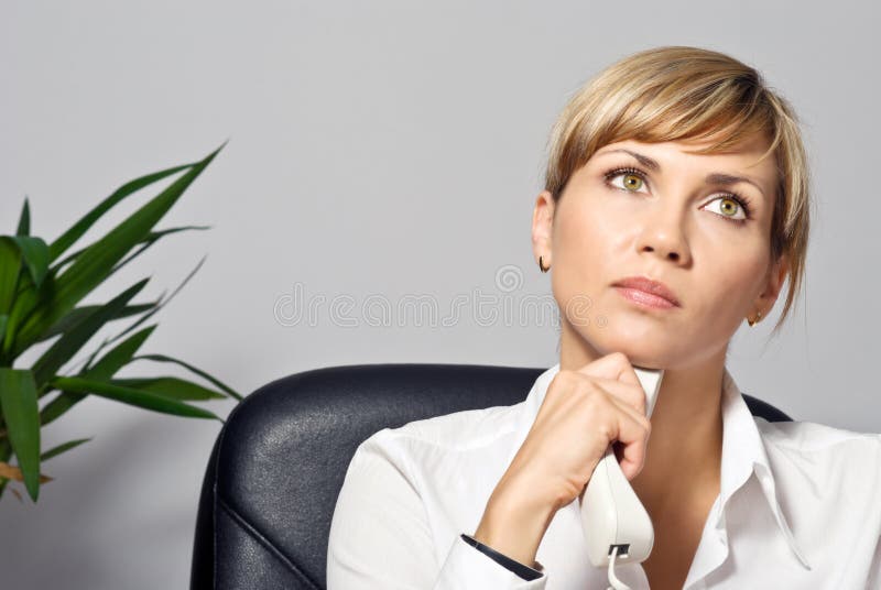 Beautiful Business Lady stock image. Image of blond, lady - 7897753