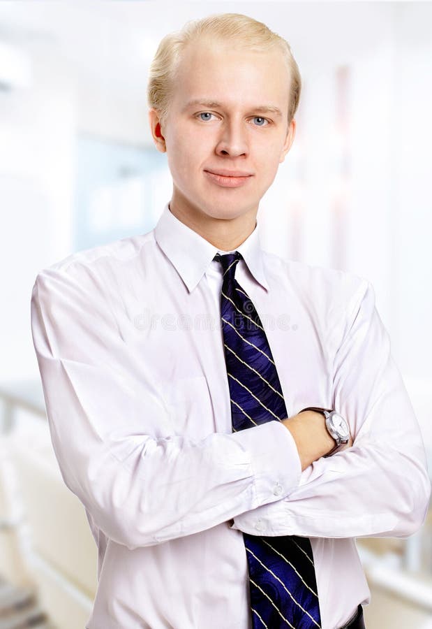 Beautiful business man stock image. Image of alone, collar - 22746597