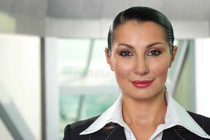 Beautiful business woman stock image. Image of young - 11023033