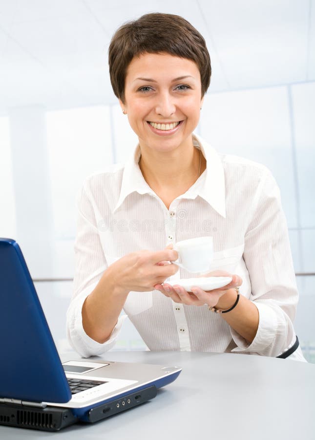 Beautiful business woman stock image. Image of leadership - 12502213