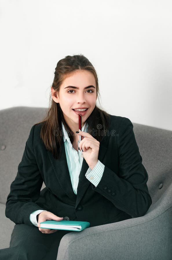 Beautiful Business Woman Entrepreneur Working in Office, Professional ... Beautiful Business Woman Entrepreneur Working in Office, Professional ...