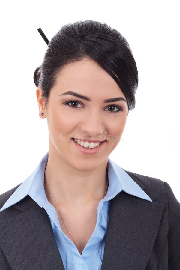 Young happy business woman stock image. Image of attractive - 28782953