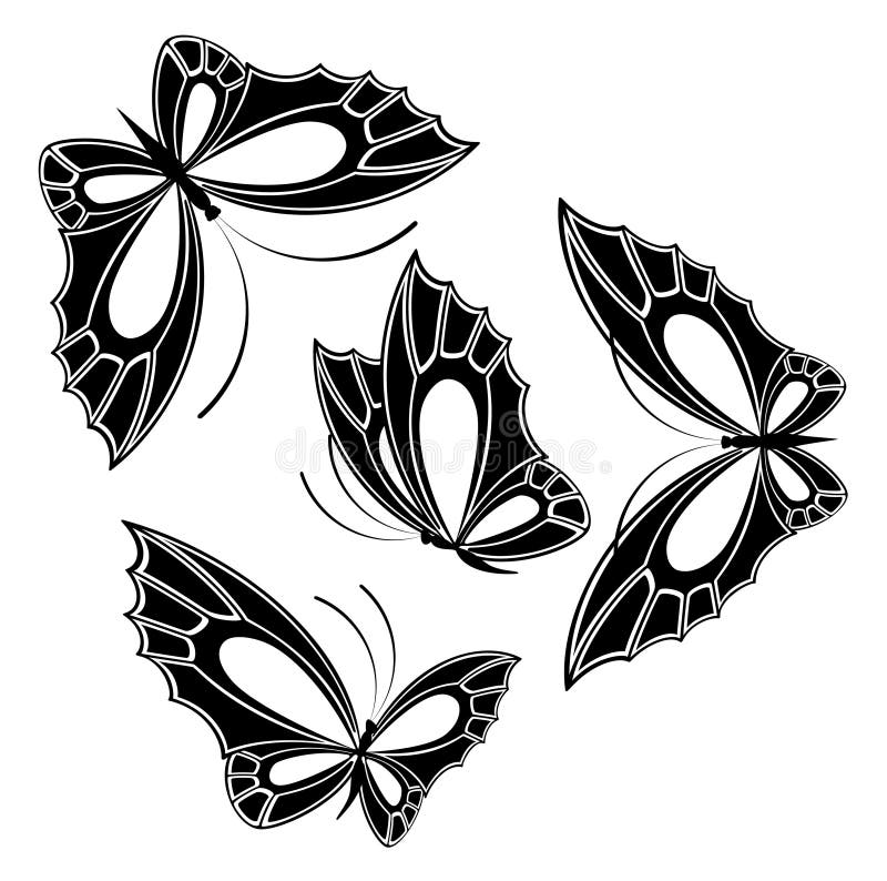 Beautiful Butterfly for a Design Stock Vector - Illustration of design ...