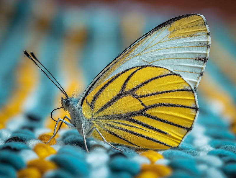 Beautiful Butterfly Side View Stock Image - Image of beautiful ...