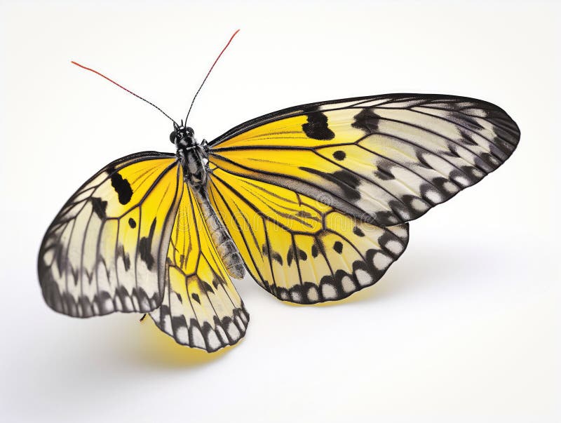 Beautiful Butterfly Side View Stock Photo - Image of beautiful ...