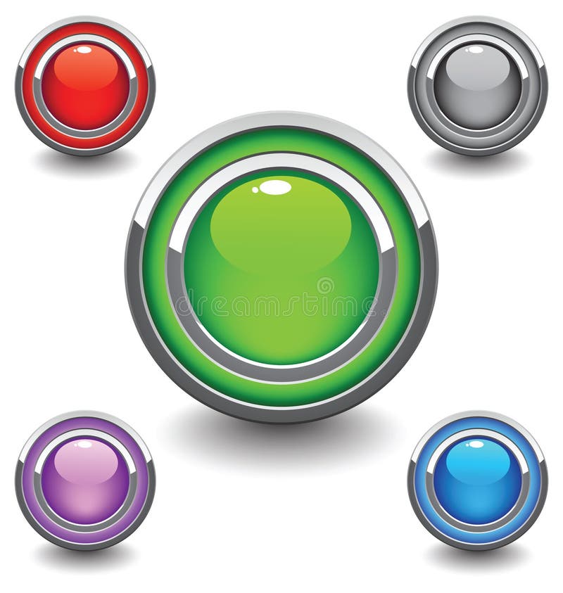 Beautiful FAQ Buttons Collection. Stock Vector - Illustration of pack ...