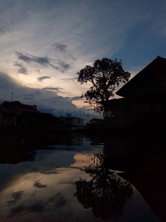 Beautiful and Calm Atmosphere Stock Photo - Image of leaves, morning ...