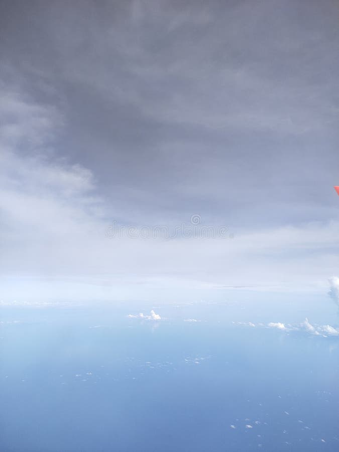 Beautiful Calming Borneo Blue Sky Stock Image - Image of beautiful ...