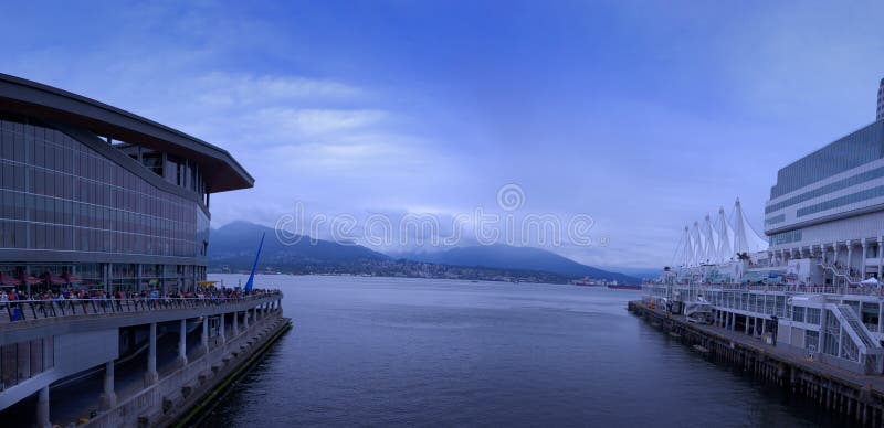 Beautiful Canada Place Vancouver BC Canada Editorial Photo - Image of ...