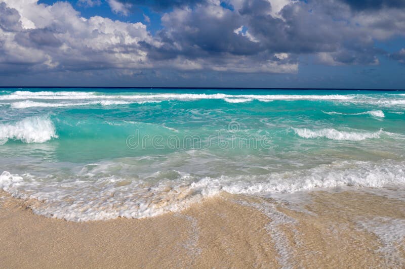 Beautiful Cancun Beach stock photo. Image of clean, paradise - 18525492
