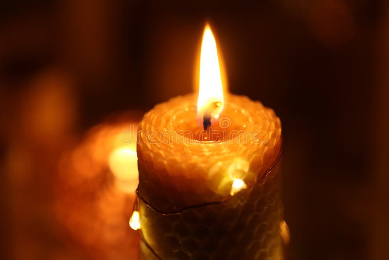 Beautiful candle flame stock photo. Image of home, light - 111825032
