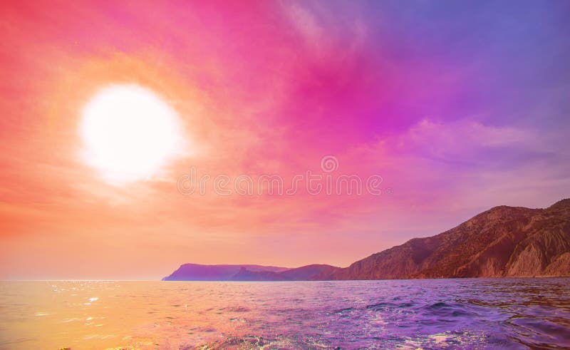 Beautiful Cape on the sea stock image. Image of seascape - 149937389