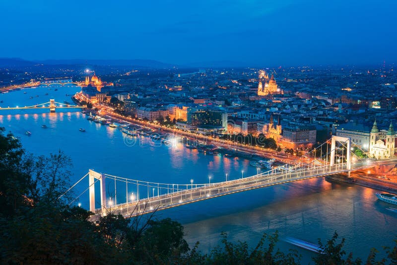 The Beautiful Capital City of Budapest in Hungary Editorial Stock Photo ...
