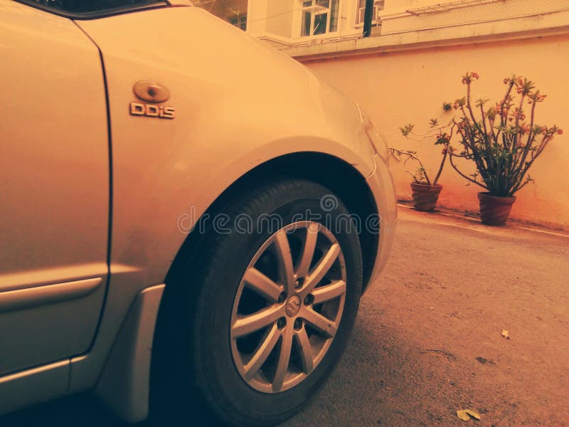 The Beautiful Car Stand on Road Editorial Stock Image - Image of road ...