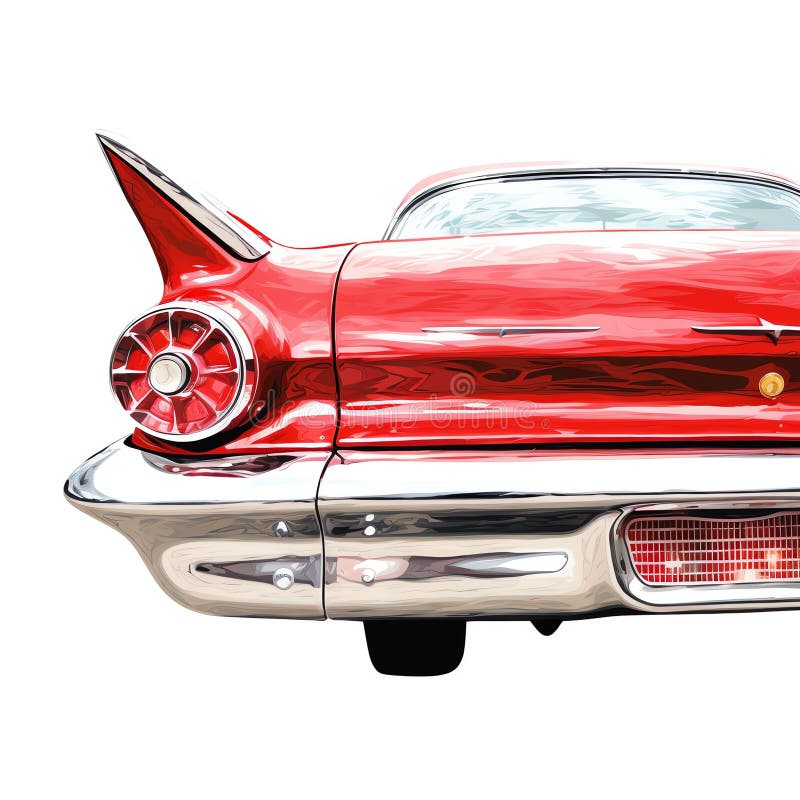 Beautiful Car Tail Light Clipart Illustration Stock Illustration ...