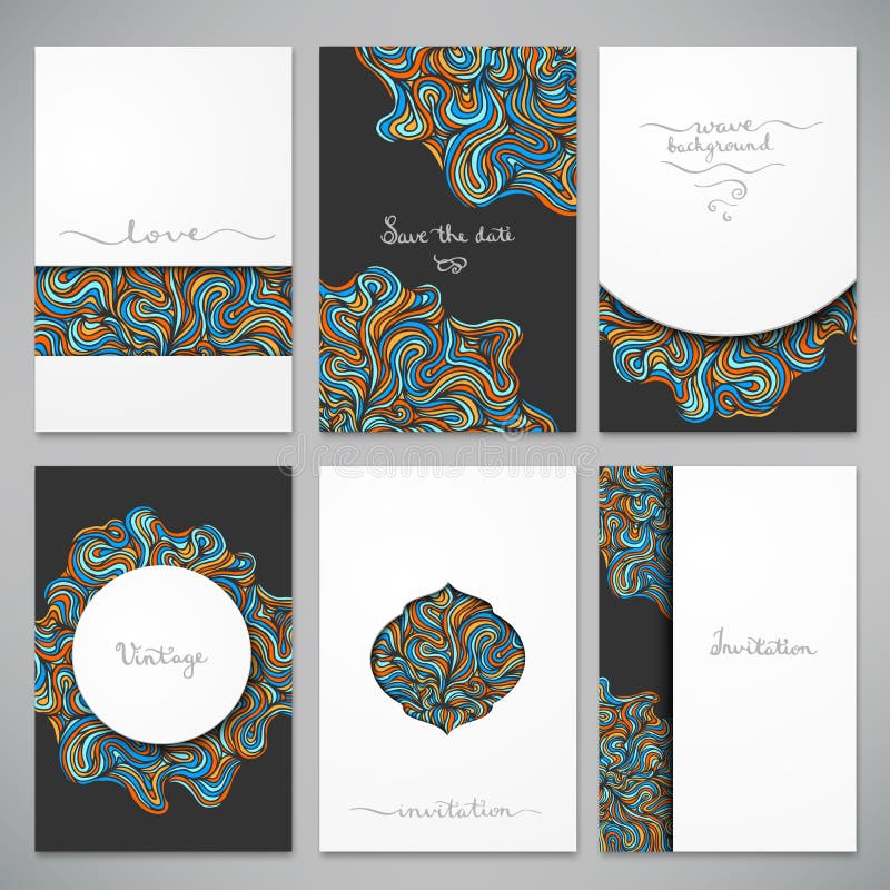 Beautiful card template stock vector. Illustration of frame - 77664461