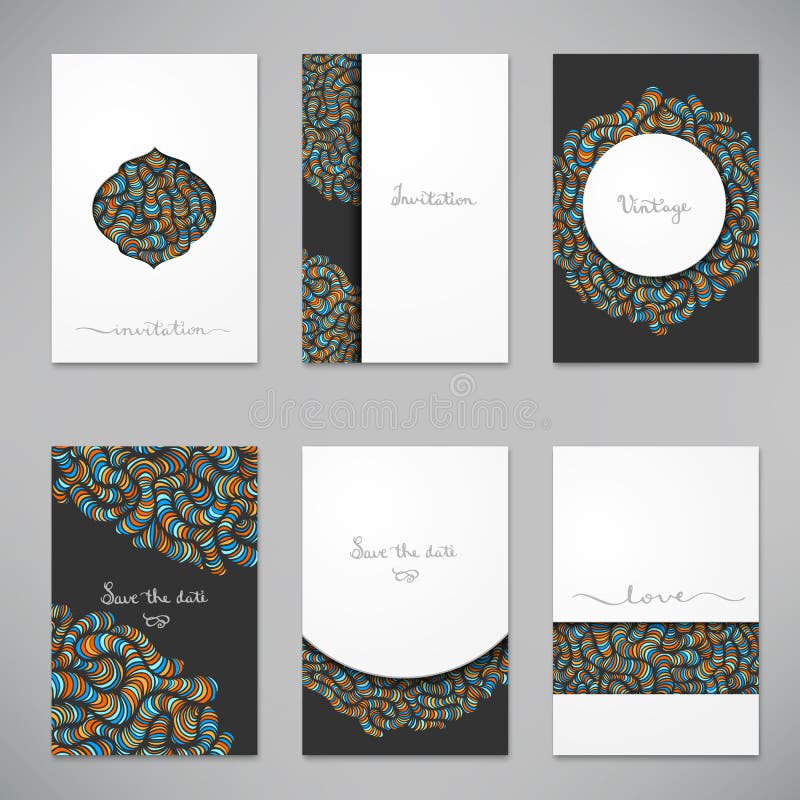 Beautiful card template stock vector. Illustration of abstract - 92947707