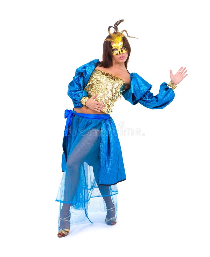 Dancer with red mask stock image. Image of costumes, religion - 4574765