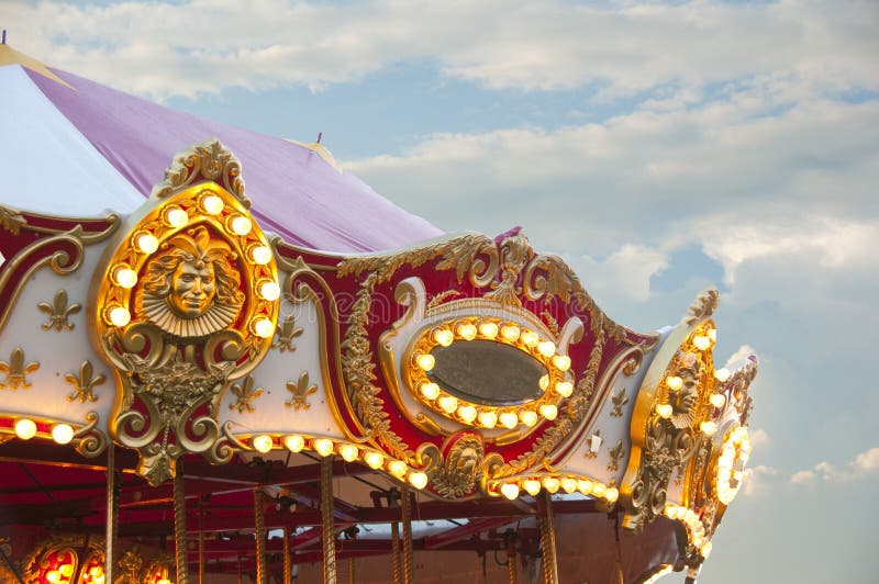Beautiful carousel stock photo. Image of happy, colors - 33271794
