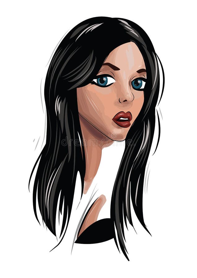 Woman Line Cartoon Stock Illustrations – 113,549 Woman Line Cartoon ...