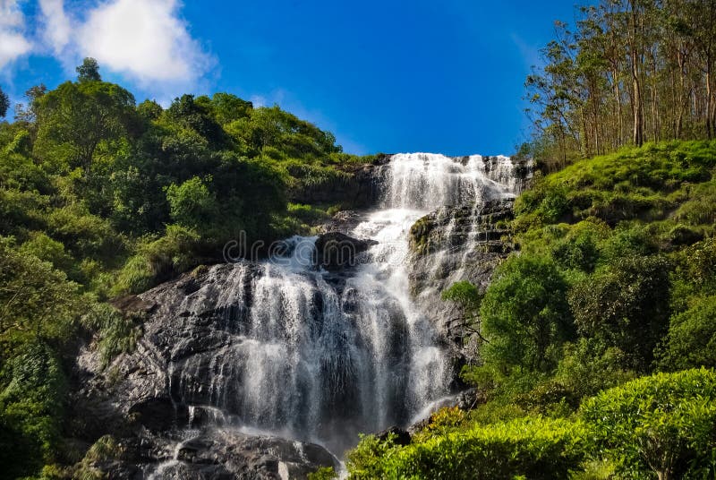 Beautiful Cascade through the Rocks Stock Image - Image of outdoors ...