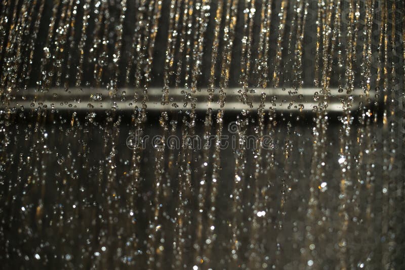 Beautiful Cascading Water Droplets Creating a Stunning Visual Effect ...