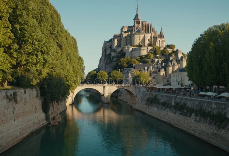 A Beautiful Castle that Reflects European Civilization Stock Photo ...