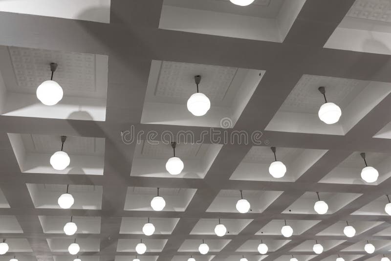 Beautiful Ceiling in the Banquet Hall. Contemporary Interior Design ...