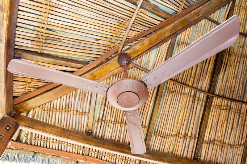 Beautiful Ceiling Fan Decoration Interior Stock Photo - Image of room ...