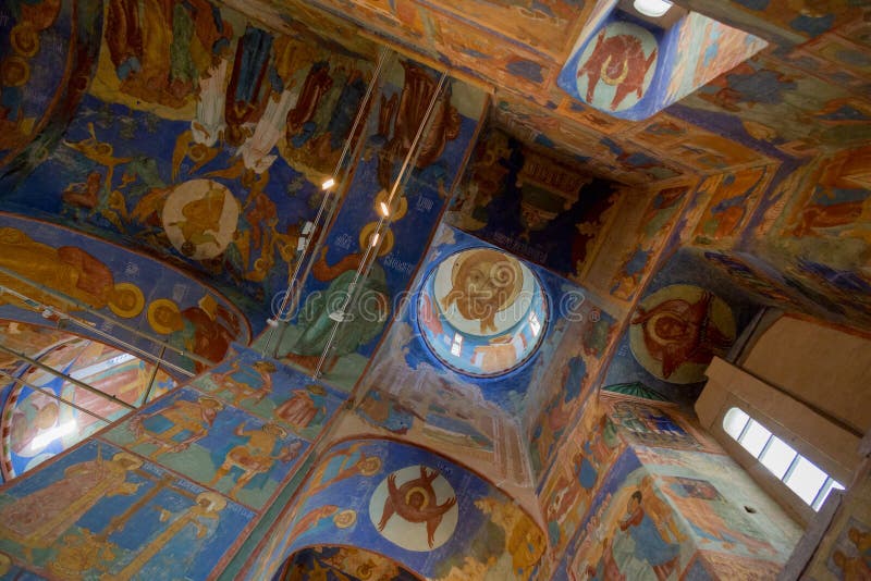 A Ceiling in an Orthodox Church in Tremont, Cleveland Stock Photo ...