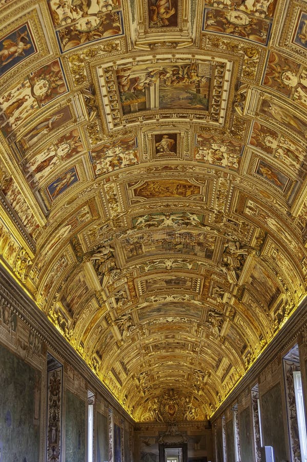 Beautiful Ceiling in the Vatican Editorial Photography - Image of rome ...