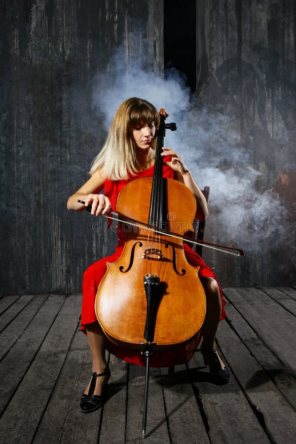 Cello musician stock image. Image of fiddler, performer - 23294457