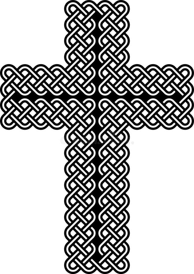 Beautiful Celtic Cross. Vector Illustration Isolated Stock Vector ...