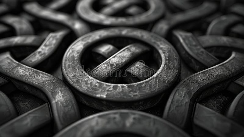 Celtic Knotwork, a Beautiful Celtic Knot Pattern Intricately Weaves ...