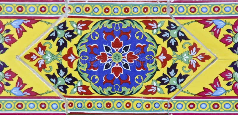 Beautiful ceramic tiles stock photo. Image of tiles, floral - 22624912