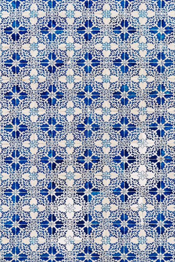 Beautiful Ceramic Wall Texture Pattern in Lisbon Stock Image - Image of ...
