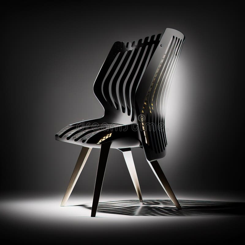 Beautiful Chair Design, Generative Ai Stock Illustration - Illustration ...
