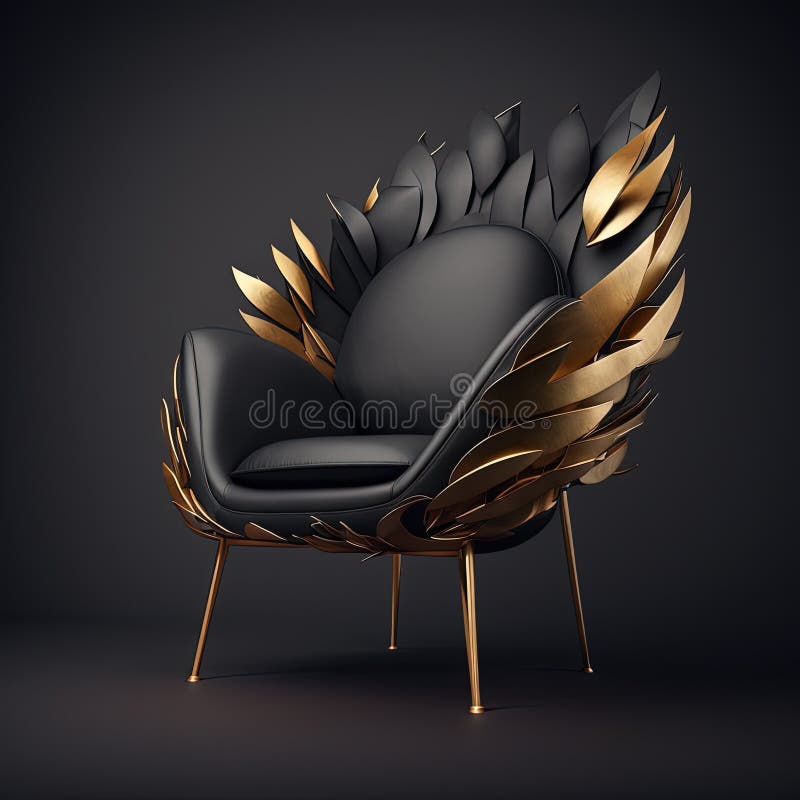 Beautiful Chair Design, Generative Ai Stock Illustration - Illustration ...