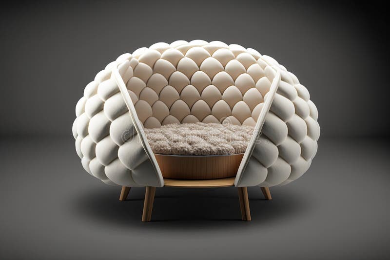 Beautiful Chair Design, Generative Ai Stock Illustration - Illustration ...