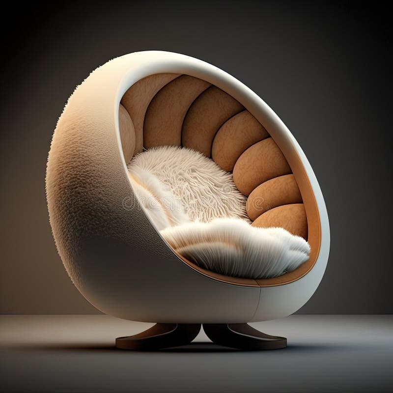 Beautiful Chair Design, Generative Ai Stock Illustration - Illustration ...